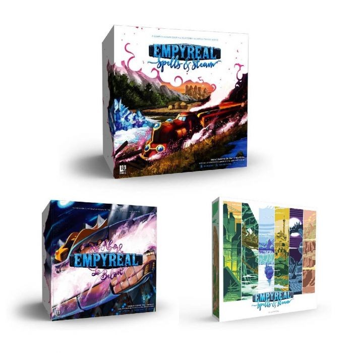 Empyreal Spells & Steam Magnate Pledge (Base+Expansion+Deluxe Upgrade) | Monopolis - Toko Board ...